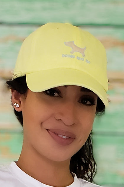 Lemonade Yellow Baseball Cap – Bones and Me LLC